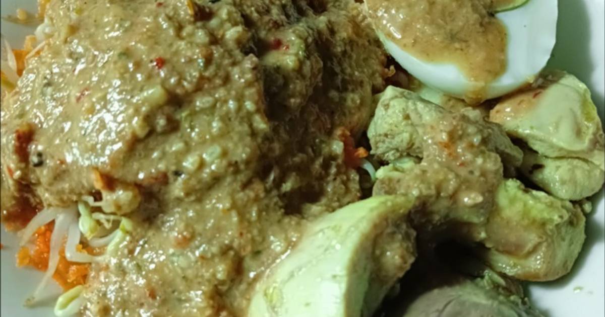 Resep 829. Pecel Wortel Ayam Rebus Marinasi ~ Salad Indonesia oleh ...