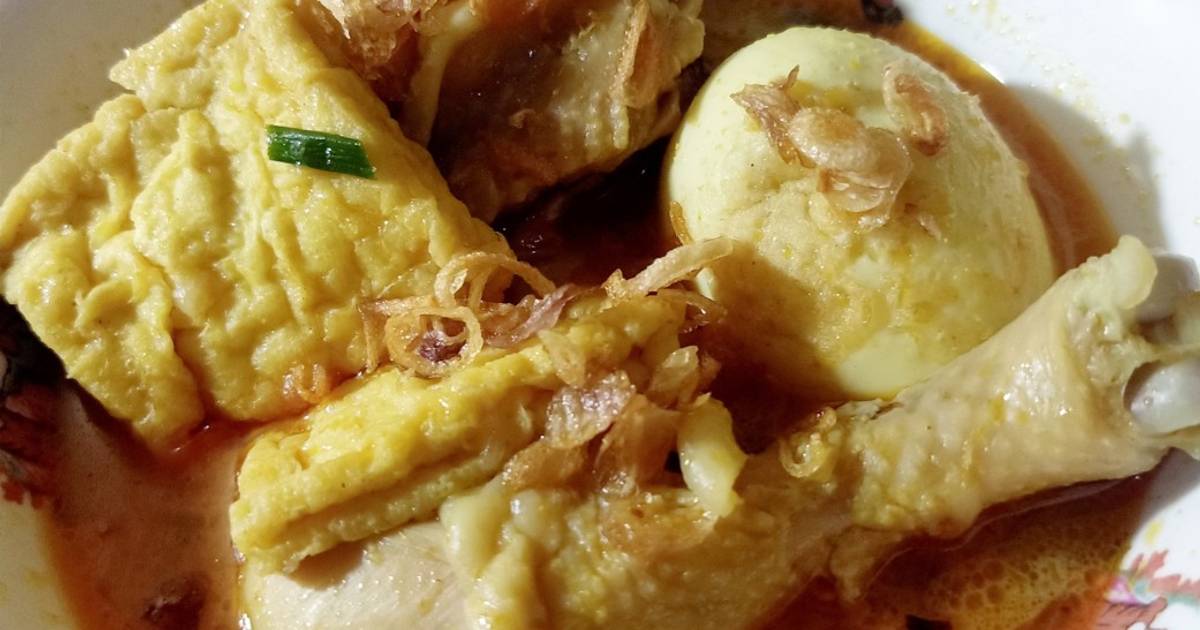 Resep Kari Ayam-Telur bumbu instan Indofood oleh Wajan_makE - Cookpad