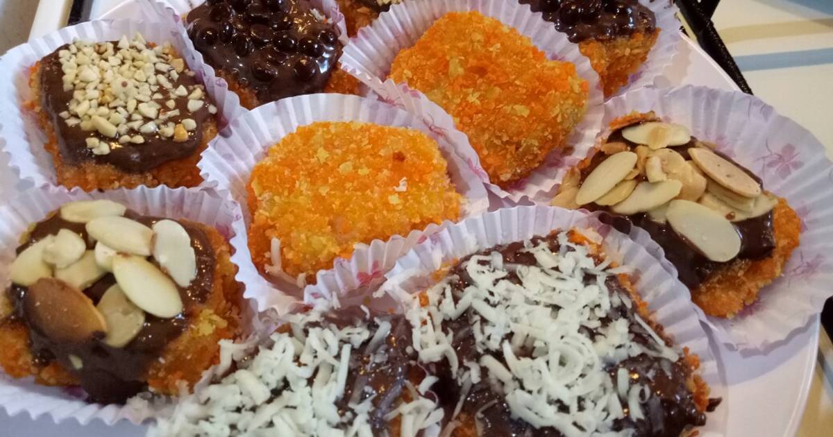 Resep Banana Nugget aneka toping oleh Madita's Kitchen - Cookpad