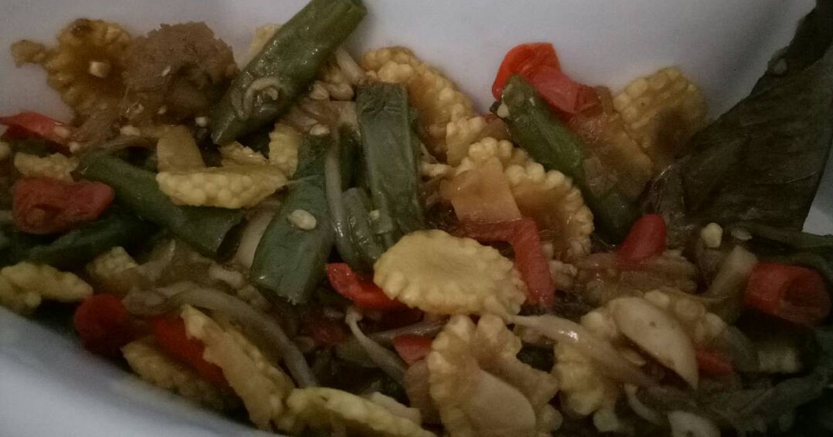 Resep tumis kacang panjang toge soleng rumahan enak dan mudah - Cookpad