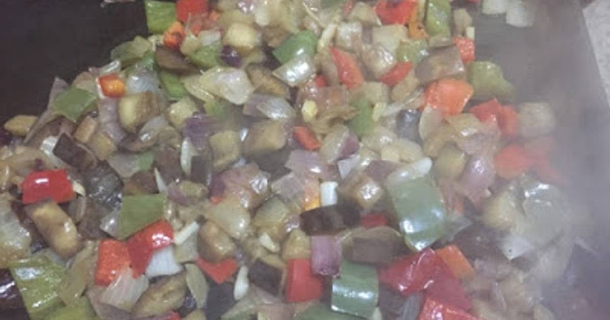 Verduras salteadas (guarnición) Receta de Hernan Diego Martin- Cookpad