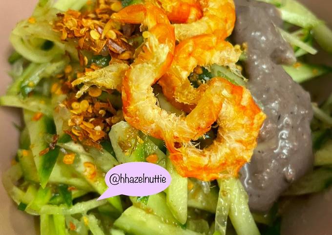 Cách Làm Món Gỏi dưa leo tôm khô + mắm tôm của Hazel H - Cookpad