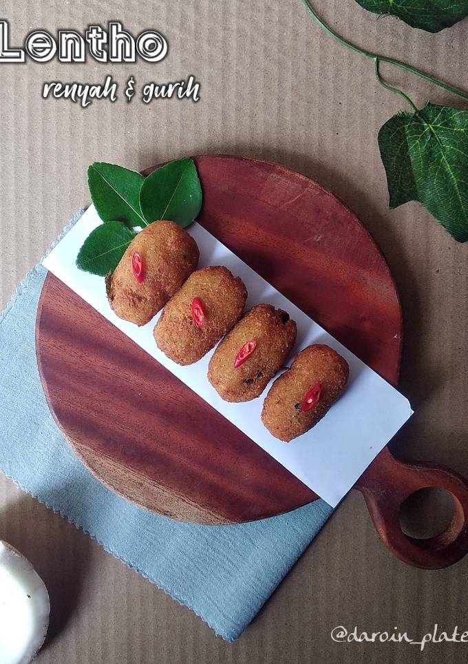 Resep Lentho Renyah dan Gurih (tidak pedas) oleh Miss Daroinie - Cookpad