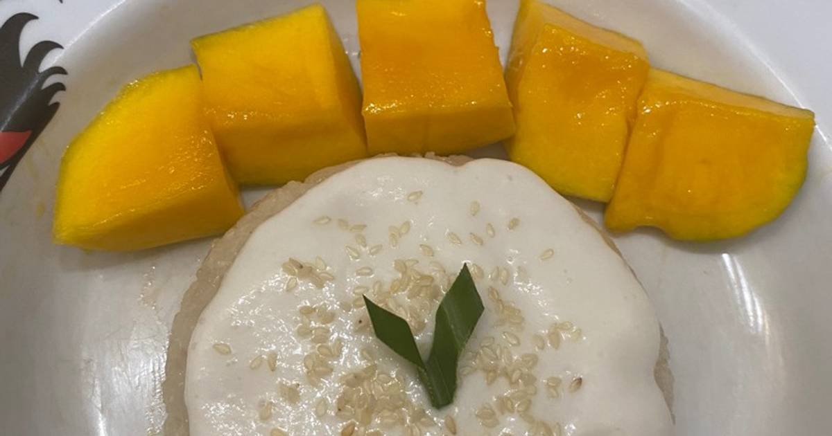 Resep Manggo Sticky Rice oleh debi pratiwi - Cookpad