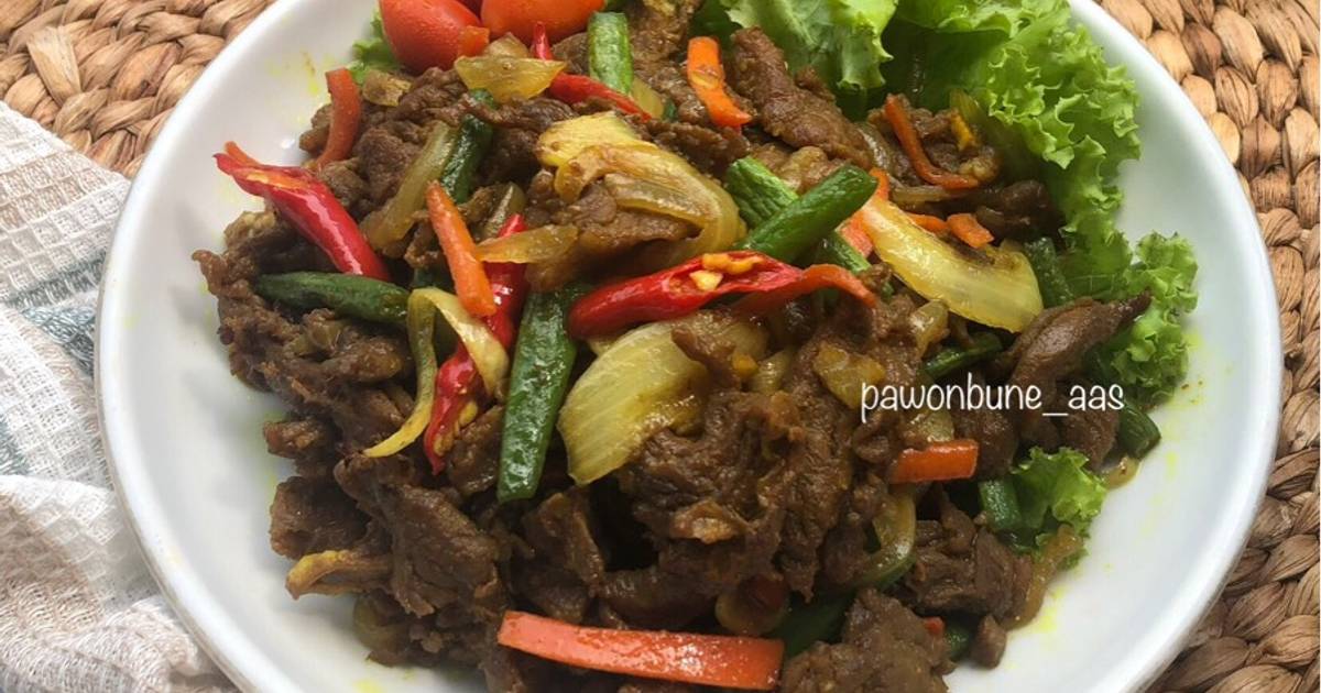 Resep Daging (Sapi) Goreng Kunyit Pantai Timur Malaysia 🇲🇾 oleh ...