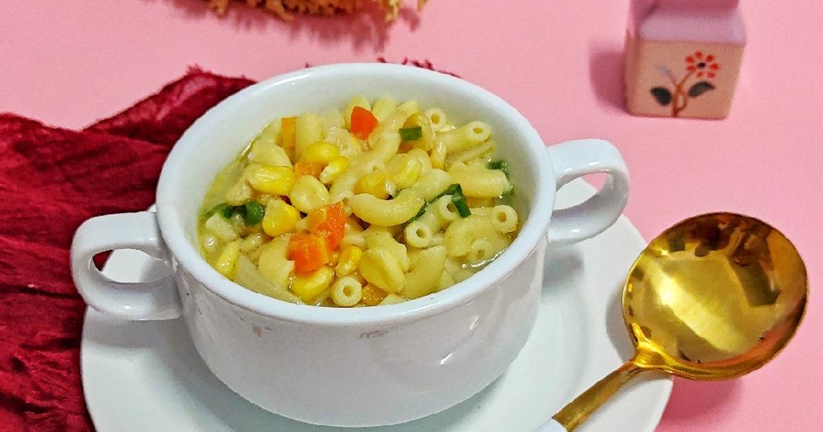 Resep Sup Sayur Macaroni oleh Rachma Nita - Cookpad