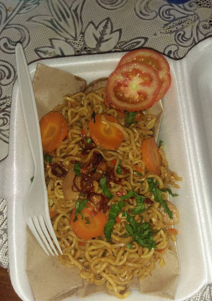 Resep Mie abang adek pedas homemade dian oleh Dian Fajar Wati - Cookpad