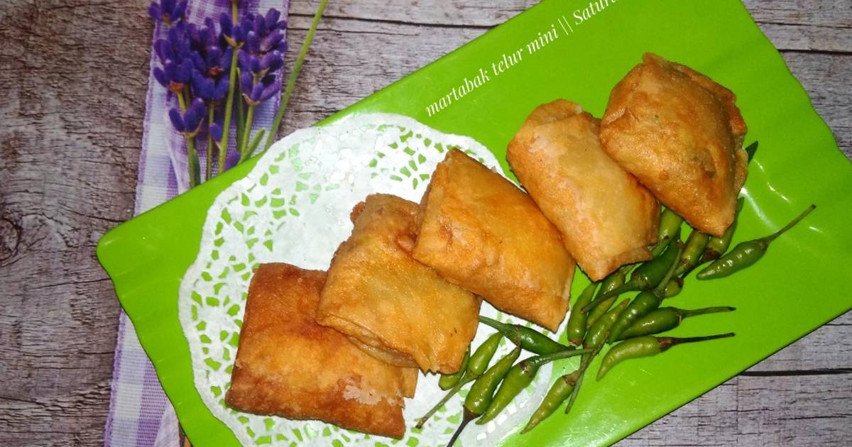 901 resep martabak telur mini enak dan sederhana ala rumahan - Cookpad