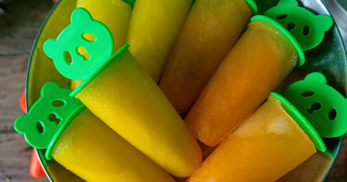 Rasna Mango Orange Ice cream Recipe by Sarita Srivastava - Cookpad