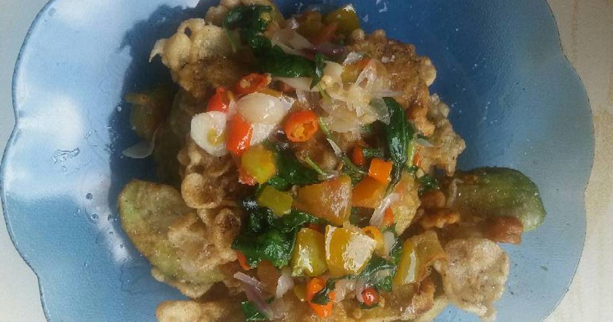 Resep Terong Crispy Pedas Oleh Elina Okta Cookpad