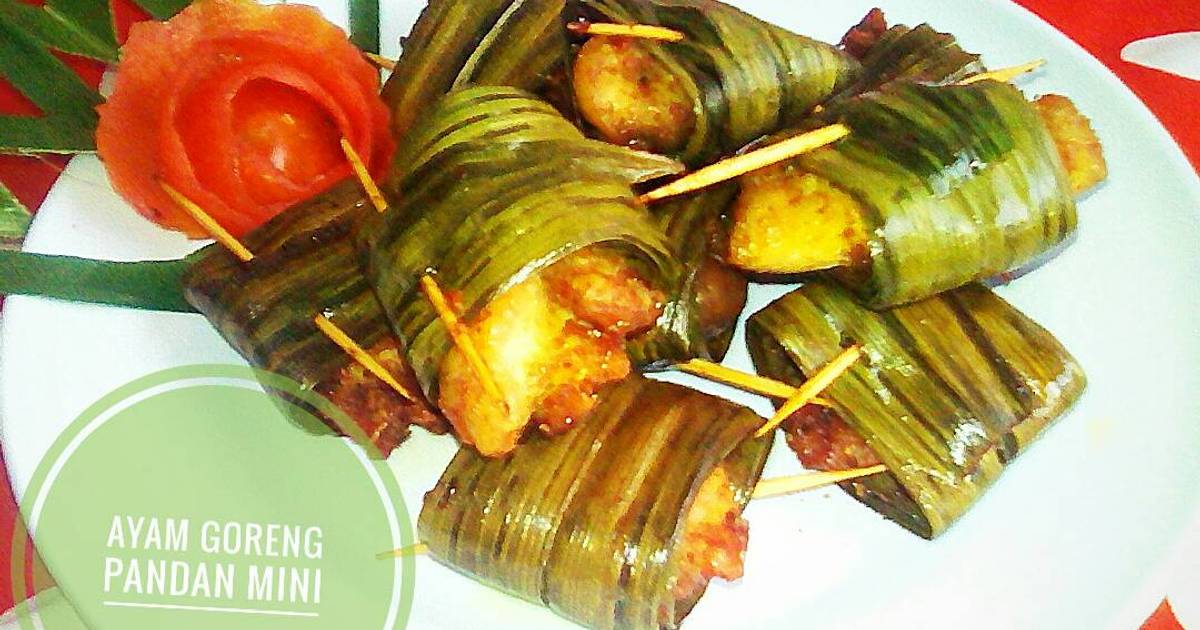 Resep Ayam Goreng Pandan Mini oleh Syifa_hana - Cookpad