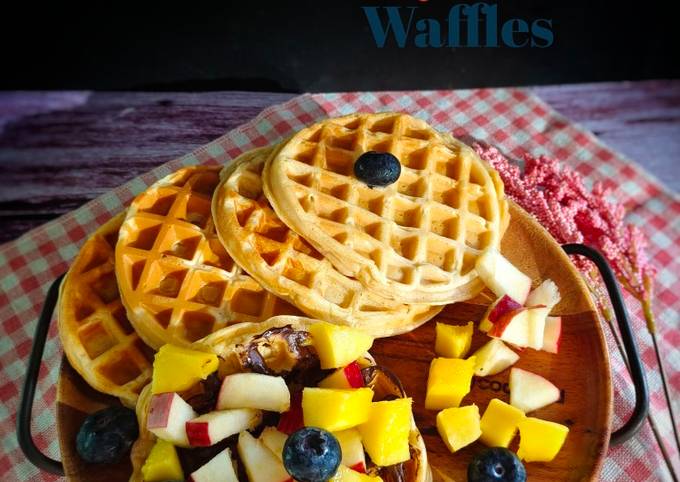 Resipi Merdeka Chocolate Fruity Waffles oleh FZ Adzlin - Cookpad