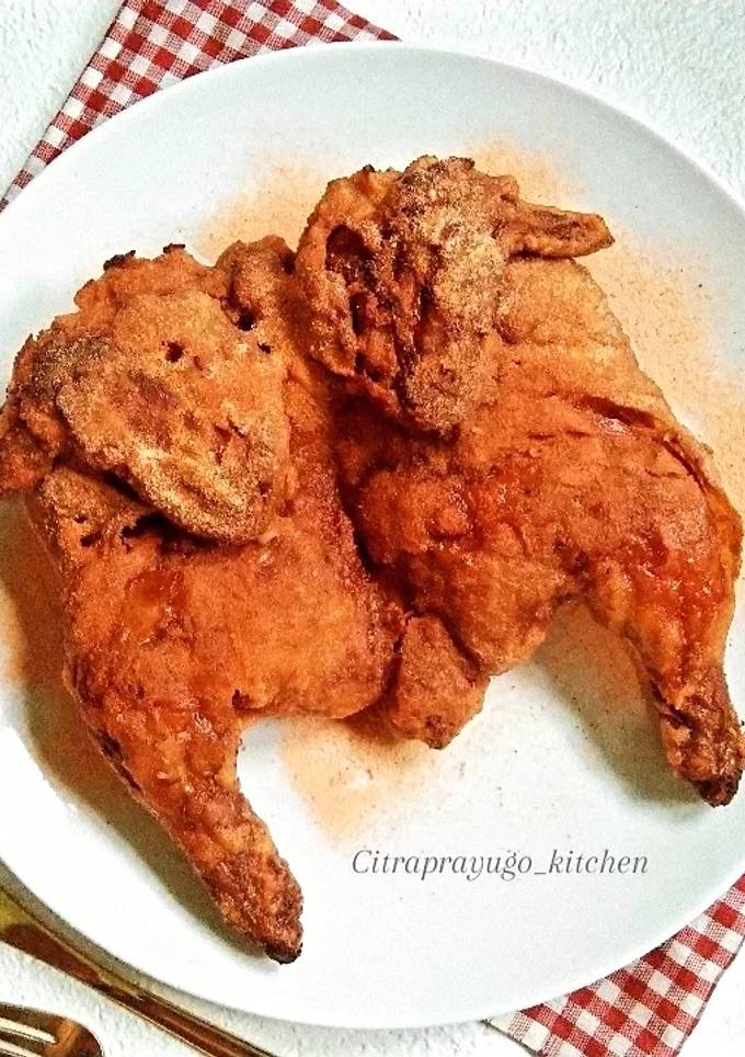 Resep Korean Fire Flying Chicken oleh Citra Prayugo - Cookpad