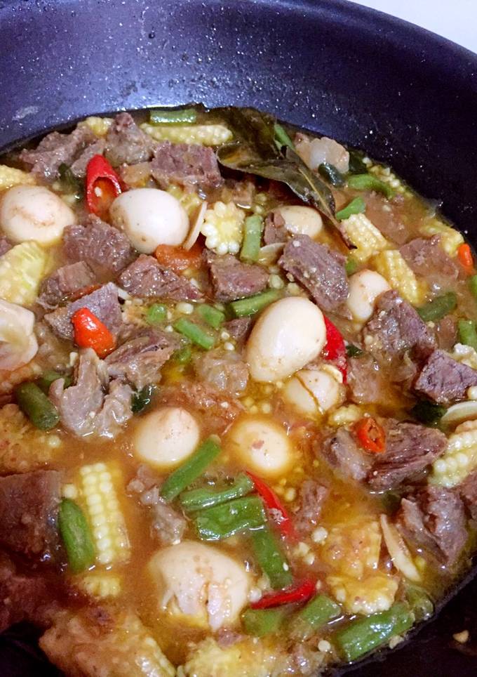 Resep sayur daging sapi manis gurih oleh evan saputra - Cookpad