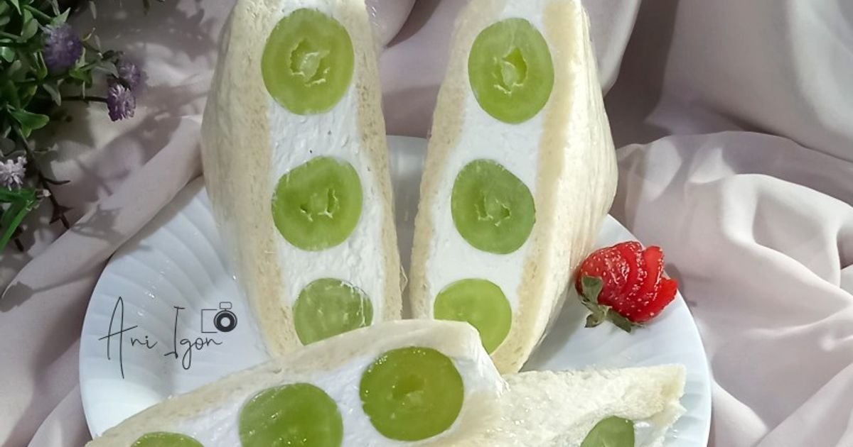 Resep #16. Grape Sando oleh Ani Igon 🍉 - Cookpad