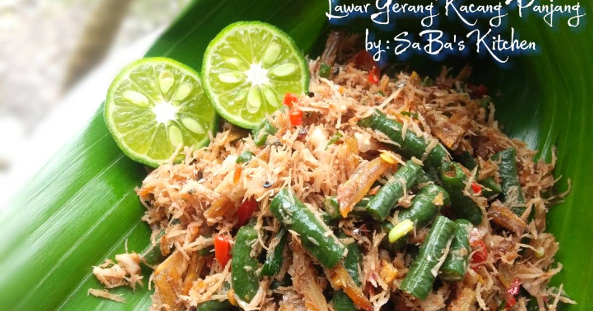 Resep Lawar Gerang Kacang Panjang oleh SaBa's Kitchen - Cookpad