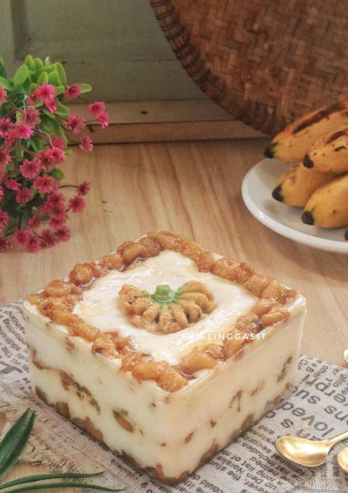 Resep Banana Cream Cheese Dessert Box (Hanya 5 Bahan) oleh Frielingga ...