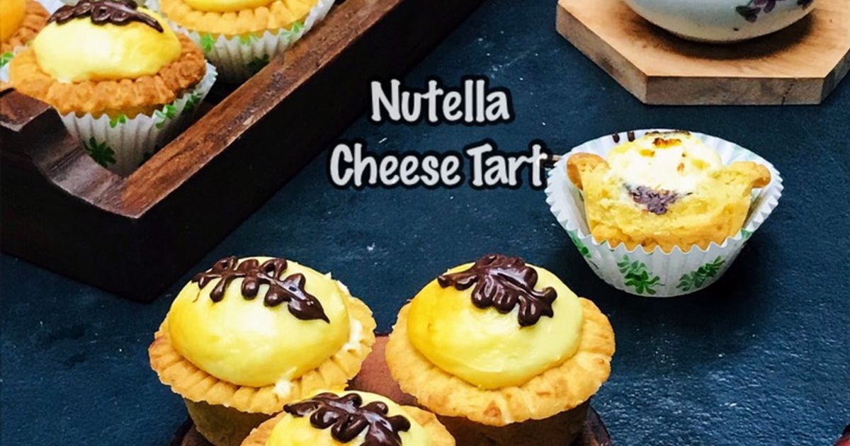 Resep Nutella Cheese Tart (Cheese Tart Buncit) oleh anif agustina - Cookpad