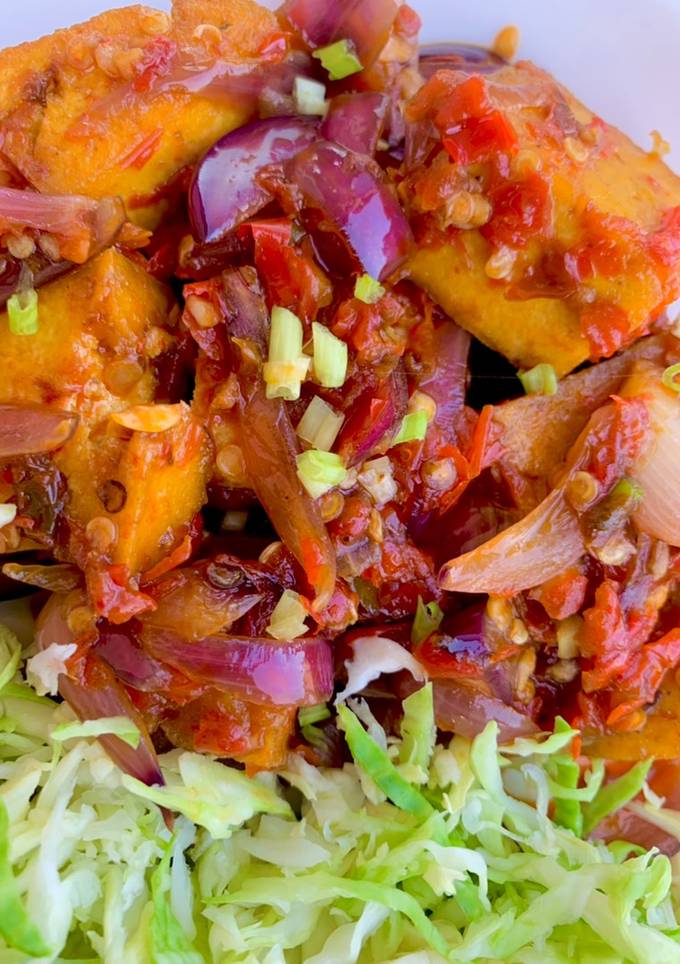Spicy Awara (Spicy tofu) girki daga Ayshat Adamawa(U. Maduwa) - Cookpad