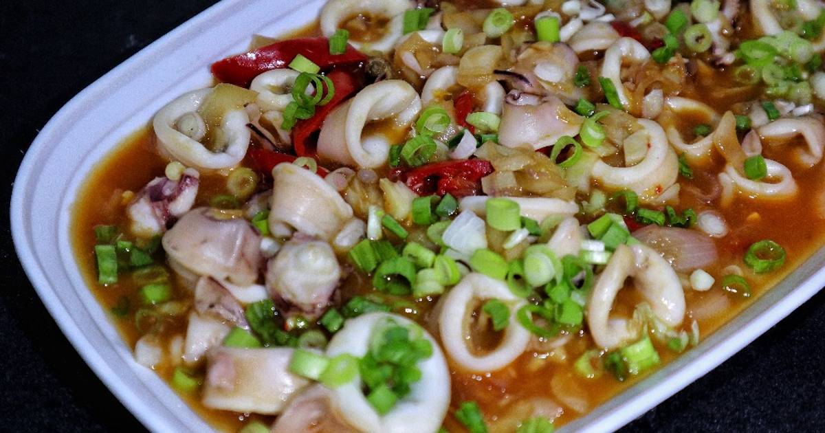 Resep cumi saus tiram lezat dan empuk, mudah dibuat di rumah