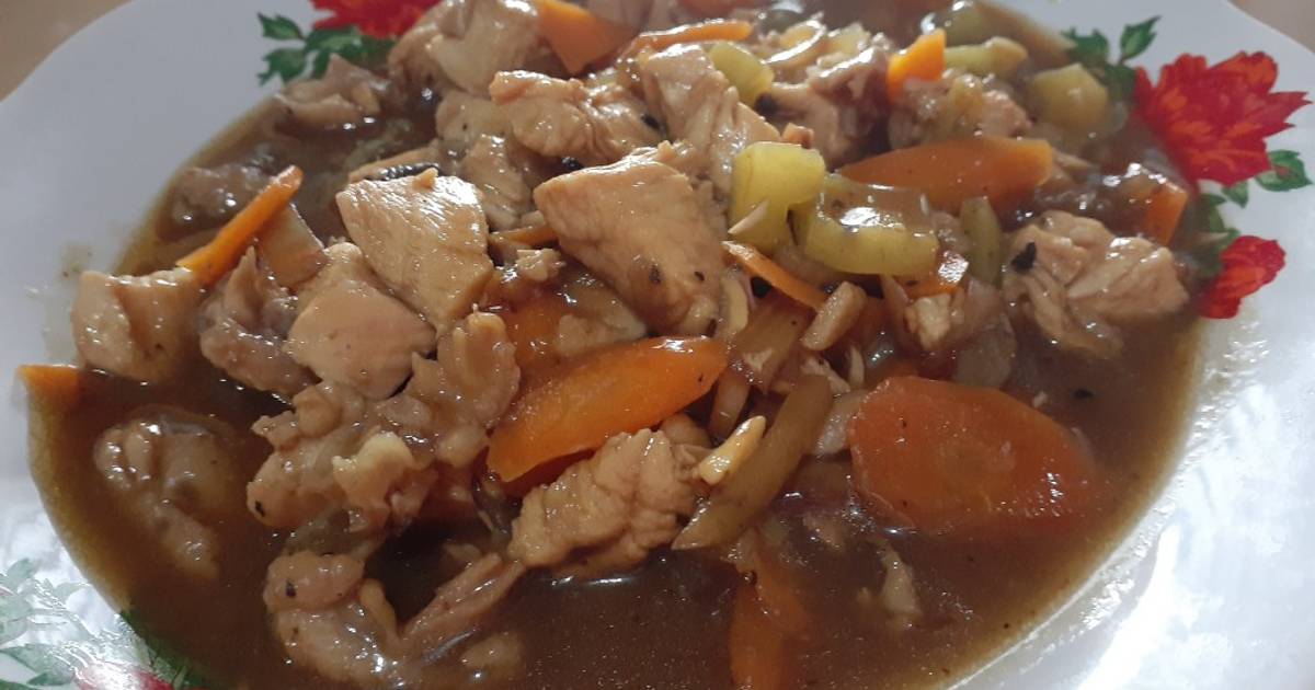 Resep Ayam lada hitam oleh Elfa S. Hanani - Cookpad