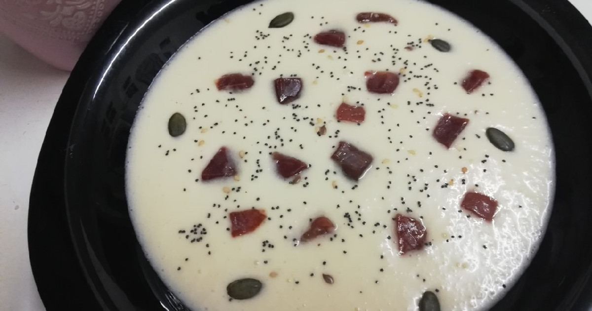 Crema De Melón Con Jamón Ibérico Y Semillas Receta de María José MR 👨‍👩 ...