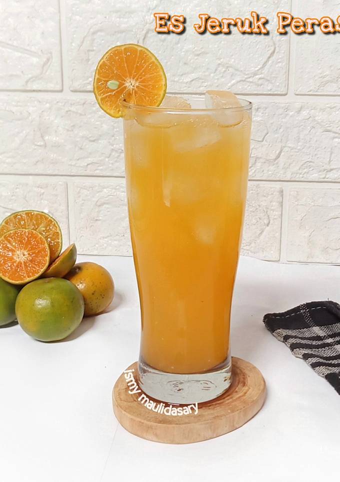 Resep Es Jeruk Peras oleh Ismy Maulidasary - Cookpad