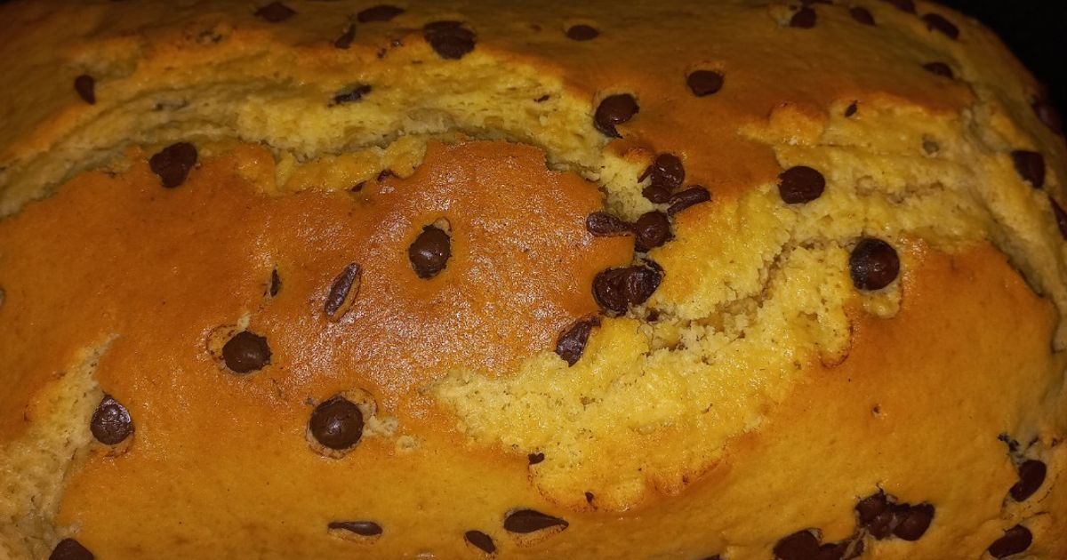 Queque Con Chips De Chocolate Receta de Isabel Urtubia- Cookpad