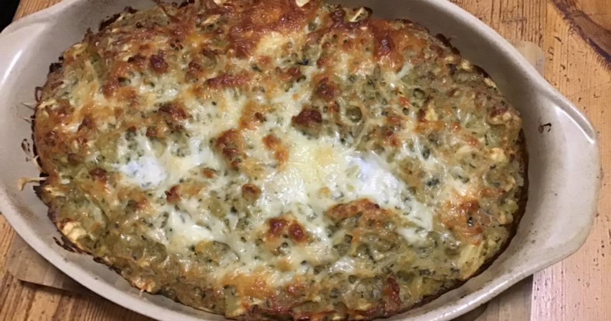 Gratin de fruit à pain aux oignons,ail,persils et fromage de Mila Skull ...