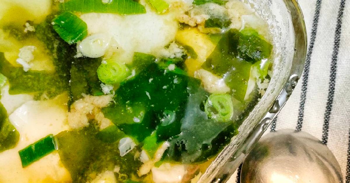 Resep Sup Miso Telur oleh gayatrifitria - Cookpad