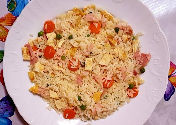 Arroz tres delicias casero Receta de ISA- Cookpad