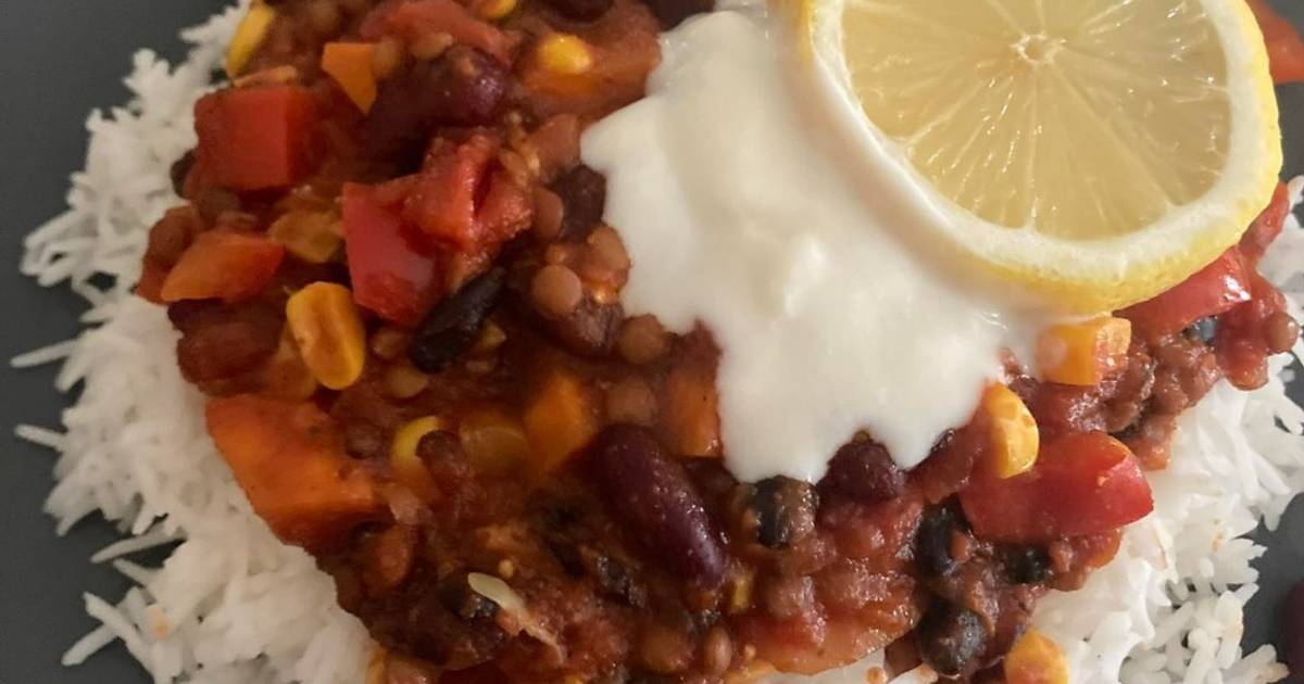 Vegan chili Recipe by Caitlin - Cookpad