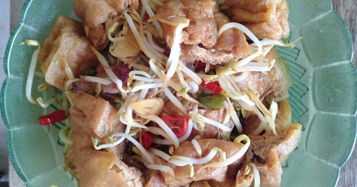 Resep Oseng Tahu Gembos Cambah oleh Lussy Andri - Cookpad