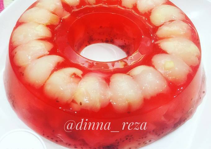 Resep Puding leci cocopandan oleh Aldina Reza - Cookpad