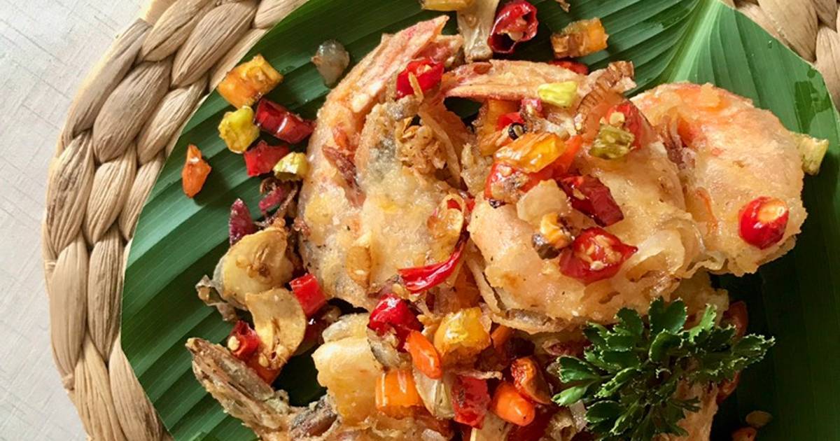 Resep Udang Goreng Cabe Garam oleh Hesti Pratiwi - Cookpad