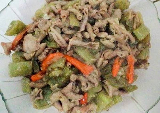 Resep Oseng usus mercon oleh Nofia Fajar Putriana - Cookpad