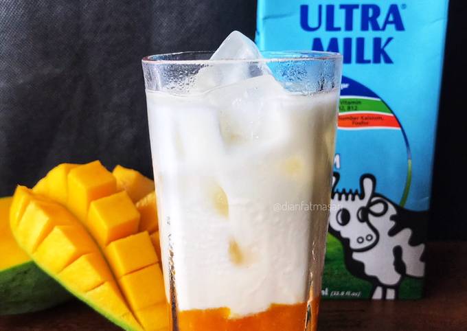 Resep Korean Mango Milk oleh Dian Fatmasari - Cookpad