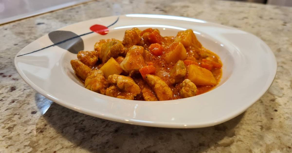 Mollejas de pollo guisadas con patatas Receta de Ptega- Cookpad