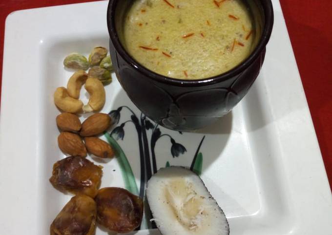 Dryfruit Masala Rab Recipe by Kavita Gandhi - Cookpad