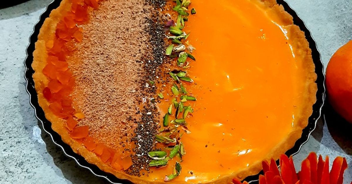 Orange Curd Eggless Tart Recipe by Neha Dua - Cookpad