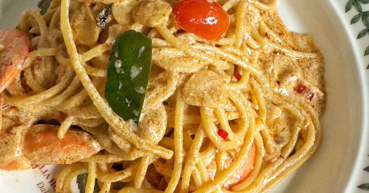 Resipi Creamy Tomyam Pasta oleh Anur Musa - Cookpad