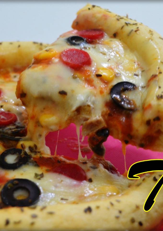 Resep Pizza Teflon Topping Daging Sapi oleh Wardat El Ouyun - Cookpad