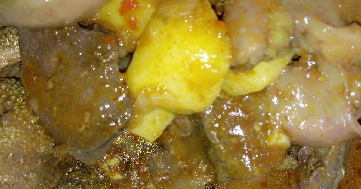 Farfesun Kayan Ciki Da Dankali girki daga Ummu Jawad - Cookpad