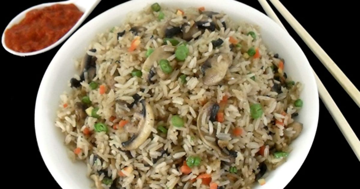 Mushroom Fried Rice Recipe by Dipti Joshi - Cookpad