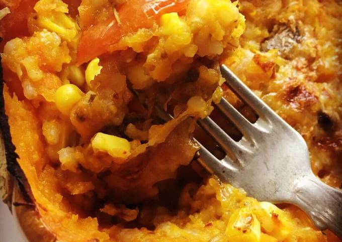 Calabaza rellena Receta de Miqqu- Cookpad