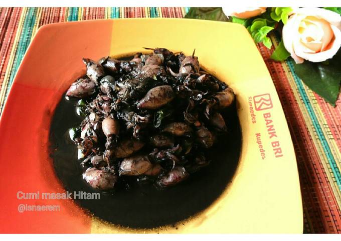 Resep Cumi Masak Hitam oleh Isna Maulida - Cookpad