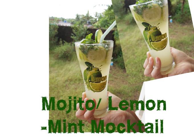 Mojito / Lemon-Mint Mocktail Recipe by Aysha Koteshwar - Cookpad