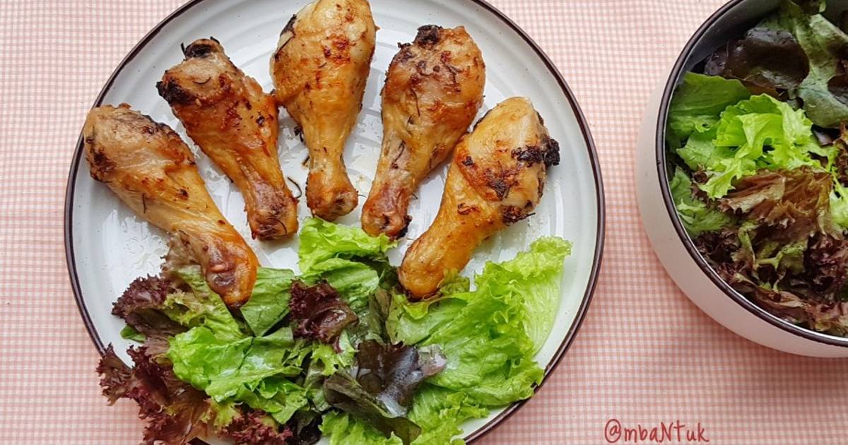 Resep Ayam Goreng Baceman Bawang Rosemary oleh Tituk SK - Cookpad