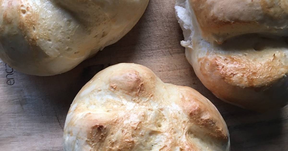 Pan casero con grasa Receta de Eva- Cookpad