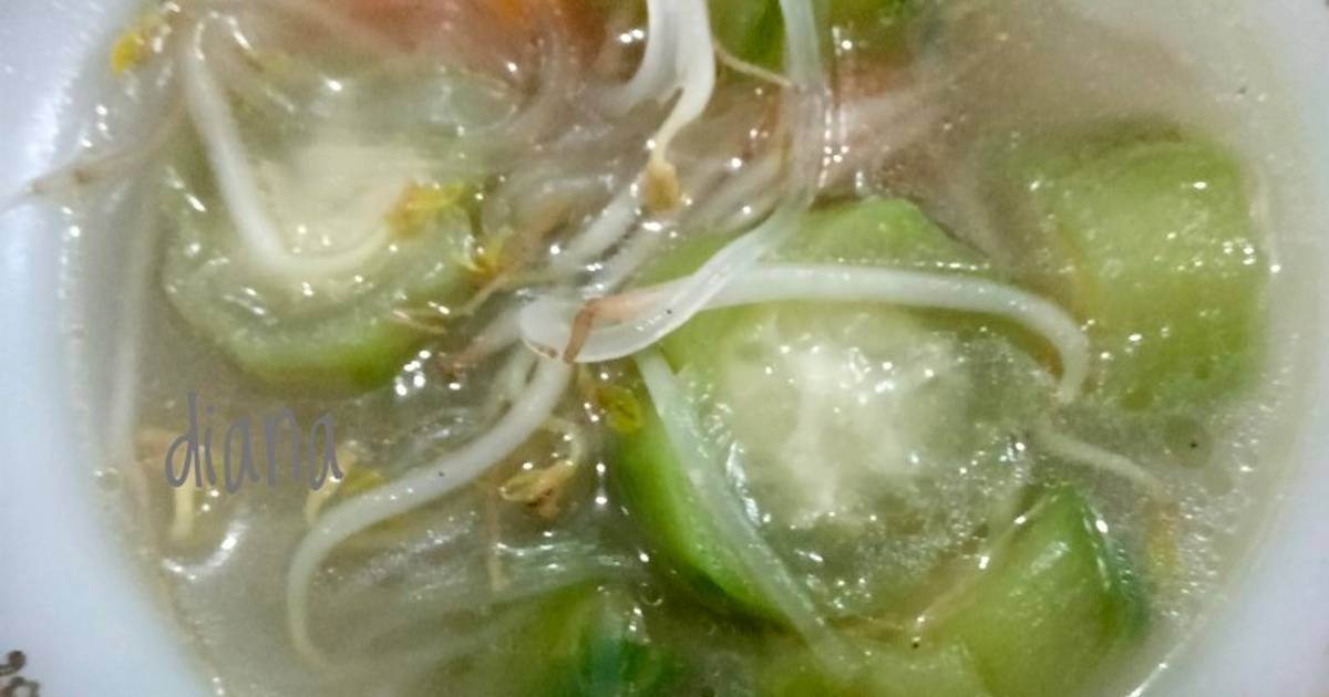 Resep Sup Oyong oleh Diana Wahyono - Cookpad